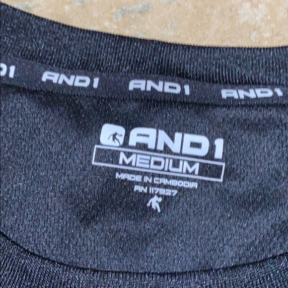 And1 | Shirts | And Black Camo Tshirt | Poshmark